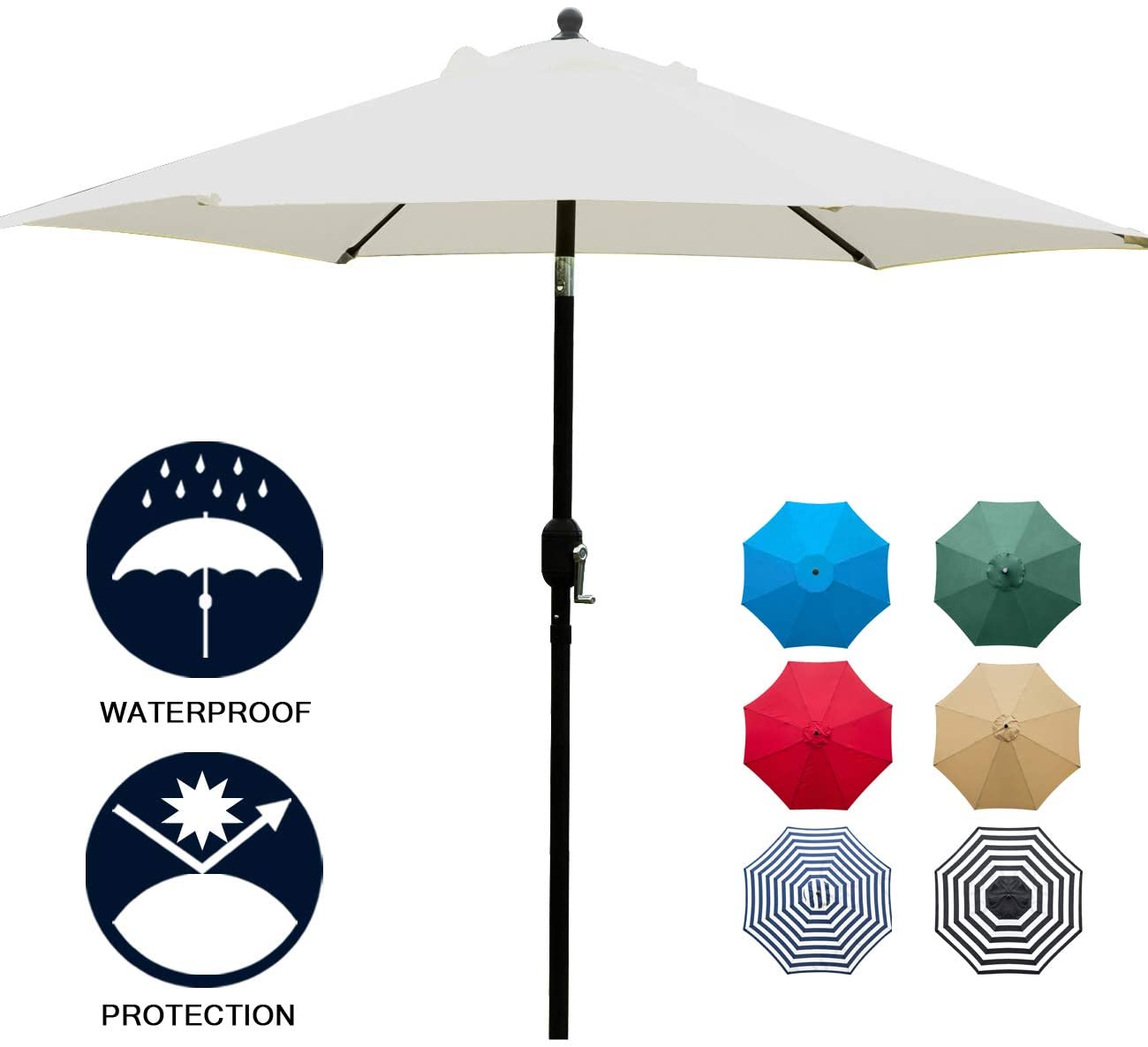 Sunnyglade Outdoor Patio Umbrella 7.5 One Home Therapy