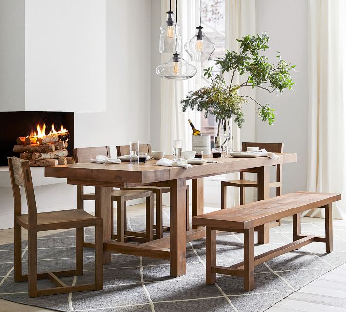 Reed dining bench store
